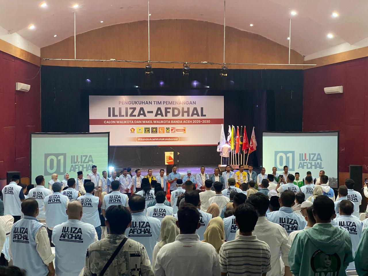 Tim Pemenangan Illiza-Afdhal Dikukuhkan - Sudut Berita